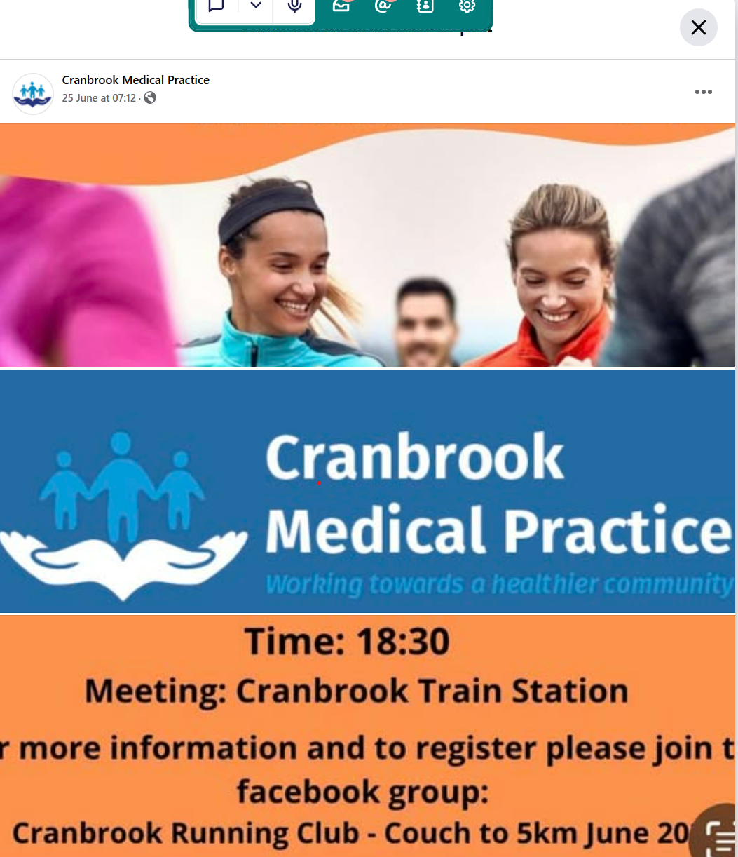 Couch to 5k run – Cranbrook Medical Practice